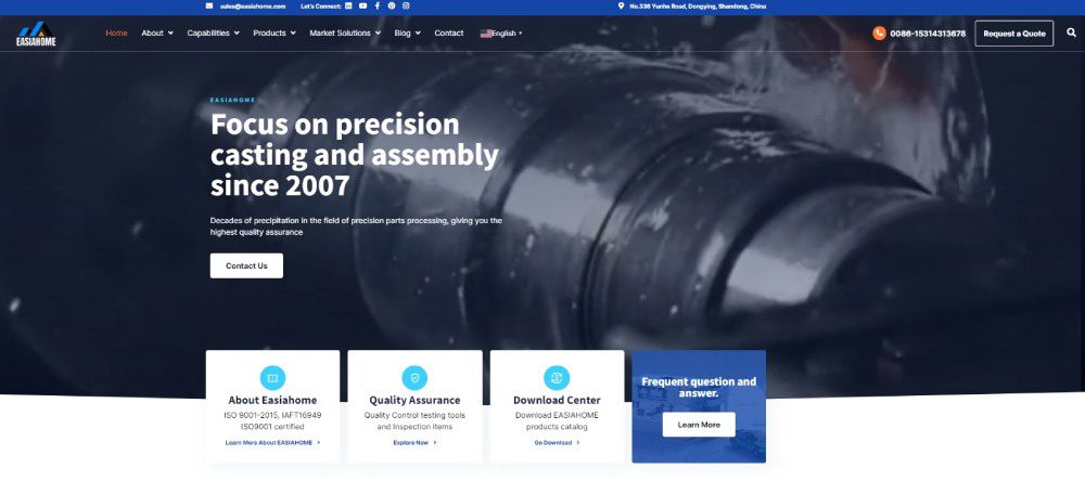 Top 10 Investment Casting Foundry in China
